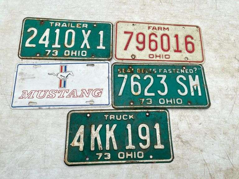 Vintage License Plates - Auction Ohio