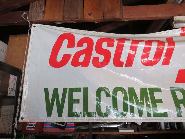 Castrol GTX Motor Oil Banner - Auction Ohio