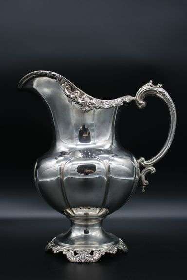 Wallace Grand Baroque Sterling Silver Pitcher - Auction Ohio