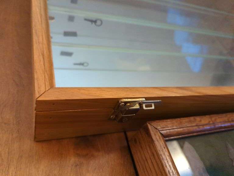 Wall display case - Auction Ohio