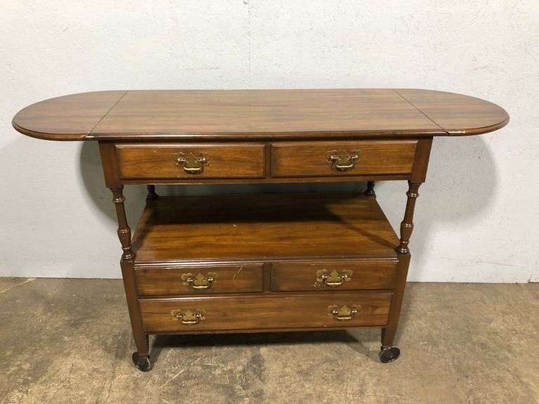 Rolling Buffet Sideboard Cart - Auction Ohio