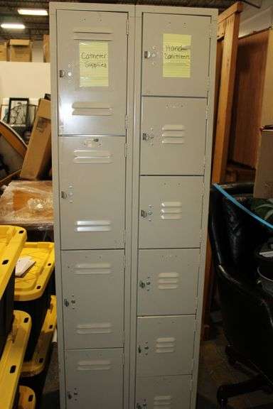 Vintage Metal Locker Unit - Auction Ohio