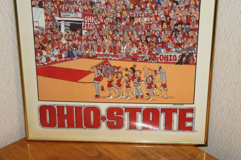 OSU Basketball Print - Auction Ohio