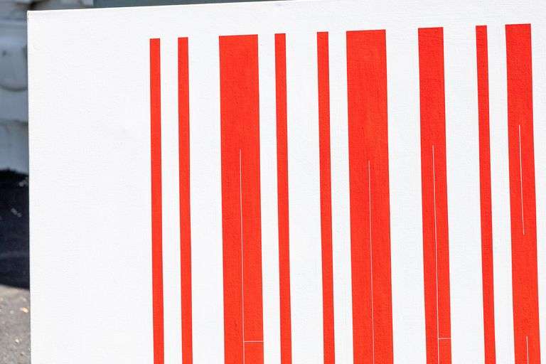 Coca-Cola Orignal Barcode Painting- It Scans! - Auction Ohio