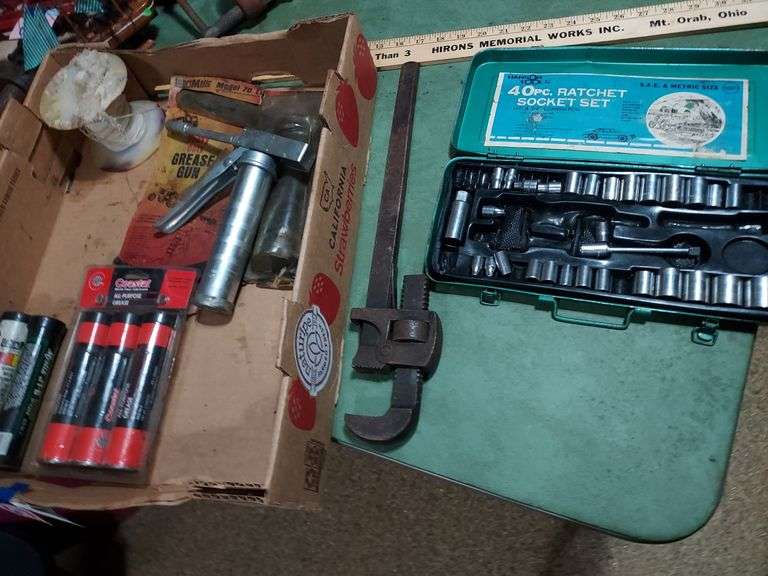 Grease Gun, Sockets, Super Wrench & More - Auction Ohio