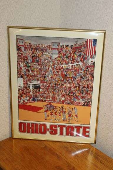 OSU Basketball Print - Auction Ohio
