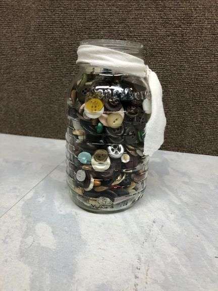 Jar of Buttons - Auction Ohio