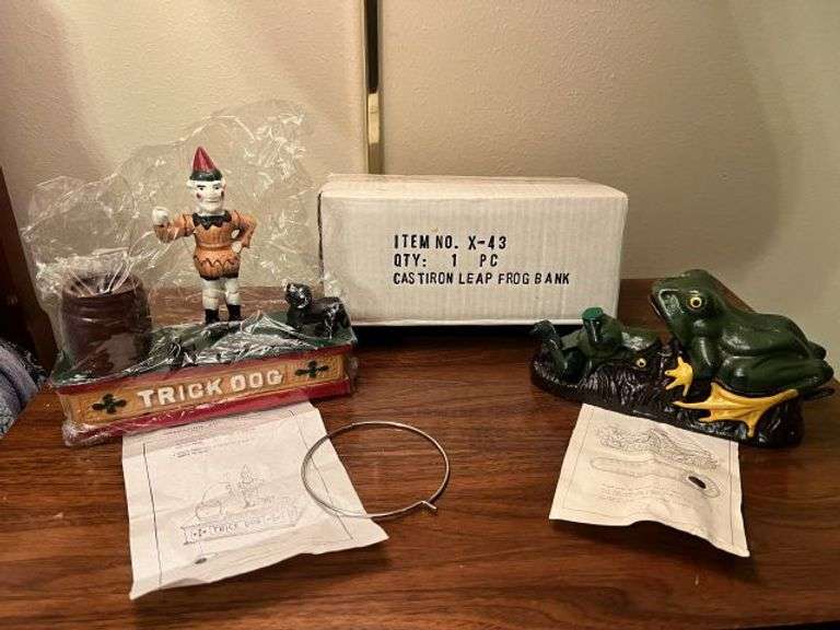 Vintage Replica Cast Iron Banks - Auction Ohio