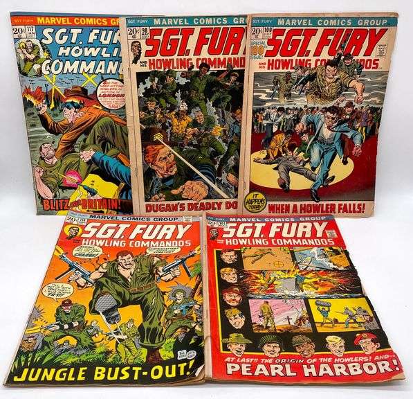SGT. Fury - Comics - 1970s - Auction Ohio