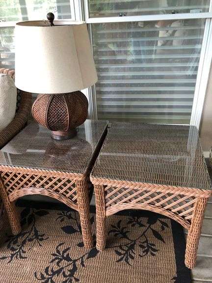Wicker Tables - Auction Ohio