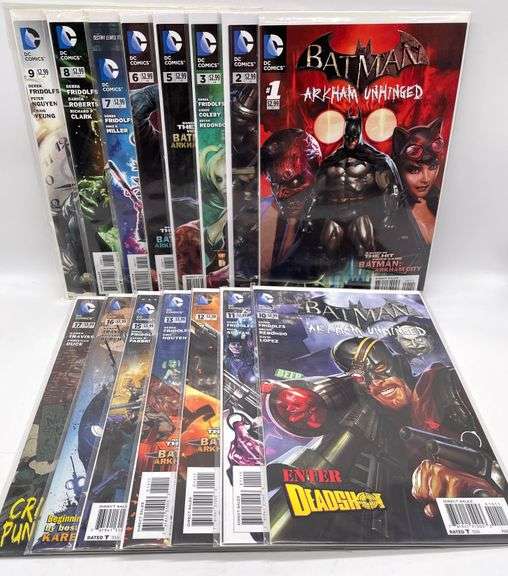 Batman Arkham Unhinged 1-17 (Partial Set) **Missing Issues 4 and 14 ...