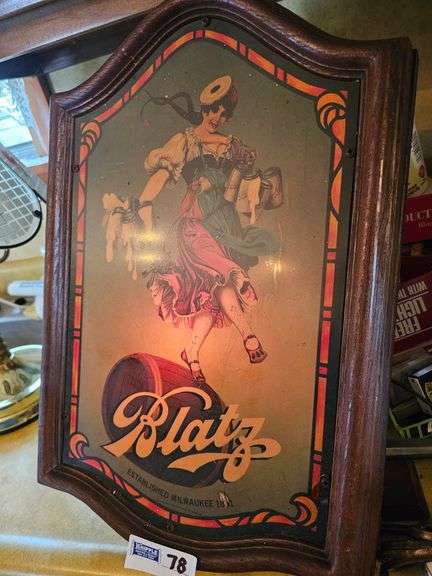 Blatz Beer Sign - Auction Ohio