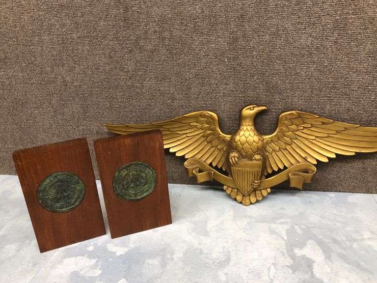 Eagle and Bookends - Auction Ohio