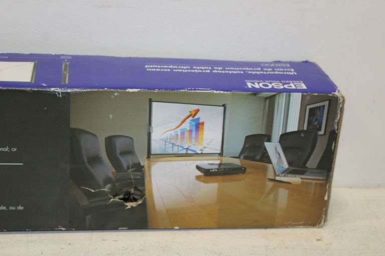 Epson Projection Screen - Auction Ohio