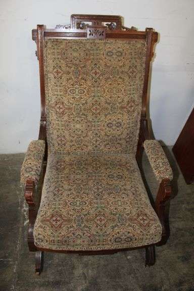 Antique Eastlake Victorian Rocking Chair - Auction Ohio