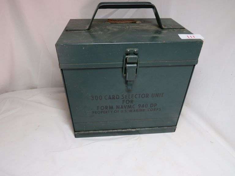 Military File Box - Auction Ohio