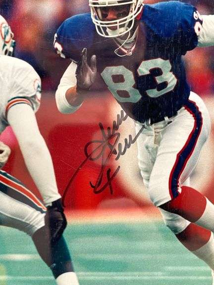 Andre Reed Autographed Photo - Auction Ohio