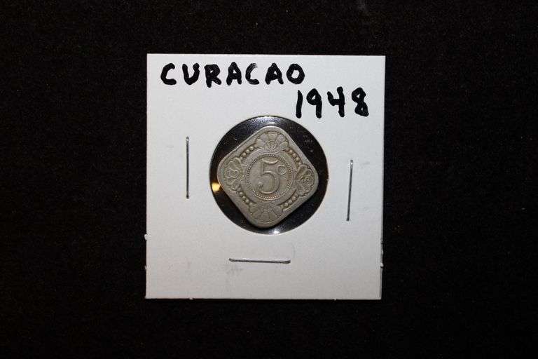 1948 Curacao 5 Cents - Auction Ohio