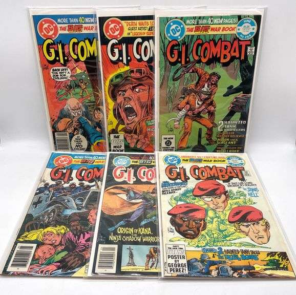 GI Combat Comics - 263-268 Set - Auction Ohio