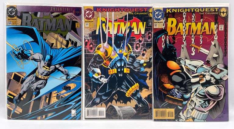 Batman Knightfall/Knight Quest Comics - Auction Ohio