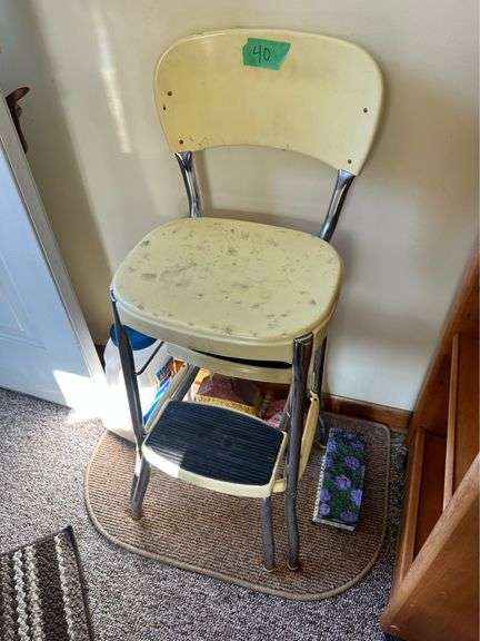 Retro Chair Step Stool - Auction Ohio