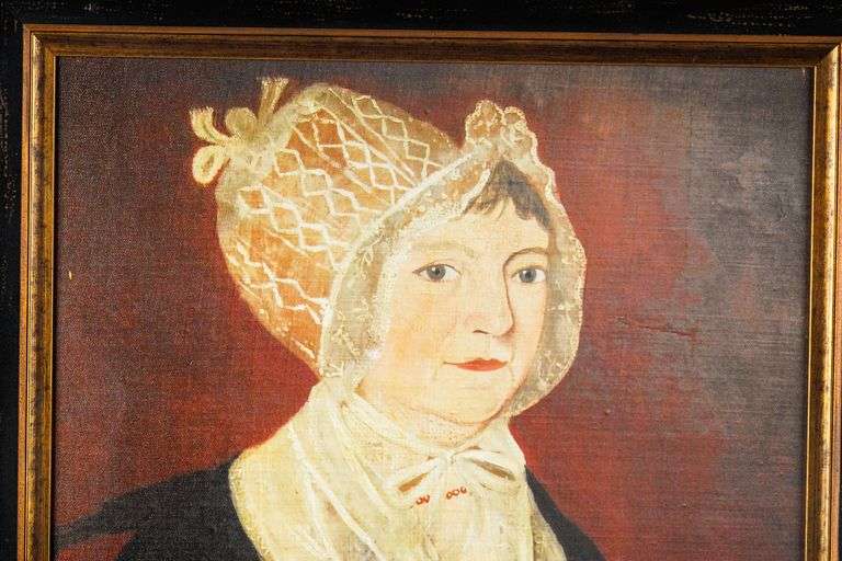 Reproduction Painting of Sarah Carpenter c.1806 - Auction Ohio