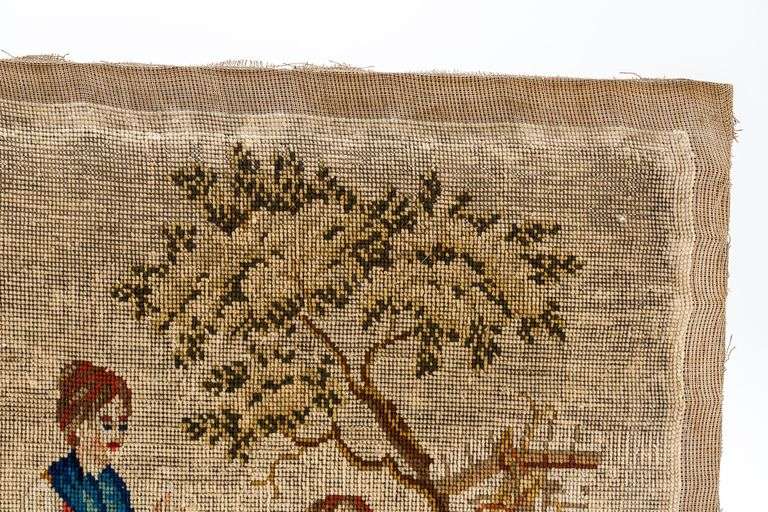 Antique Victorian Needlepoint - Auction Ohio