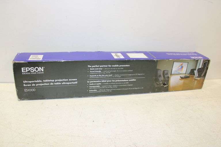 Epson Projection Screen - Auction Ohio