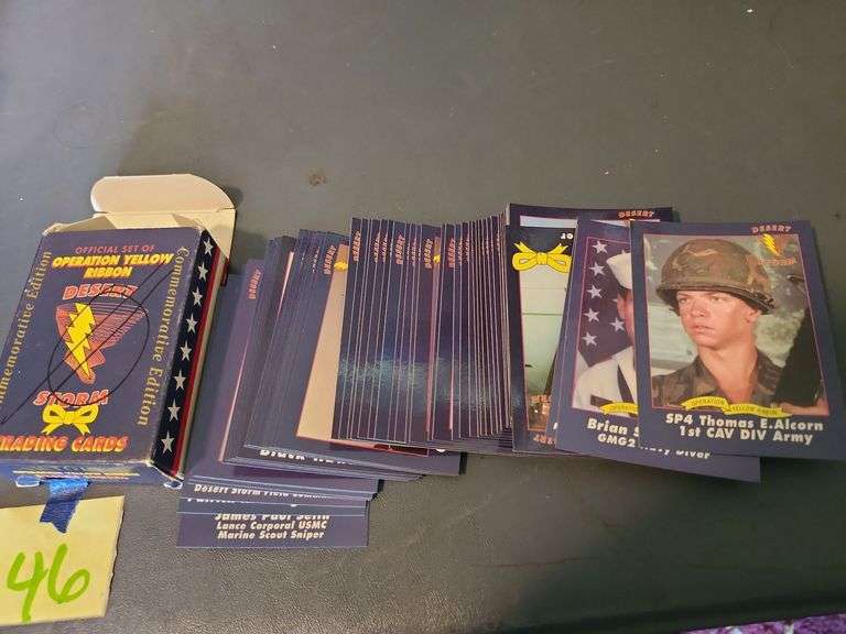 Official Set of Operation Yellow Ribbon Storm Trading Cards ...