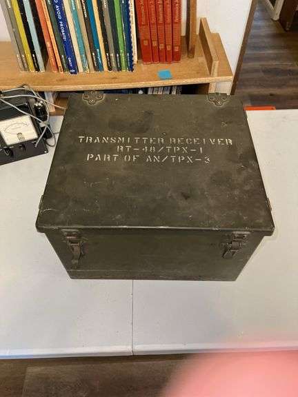 Military Steel Box w/ Meter Gauges - Auction Ohio