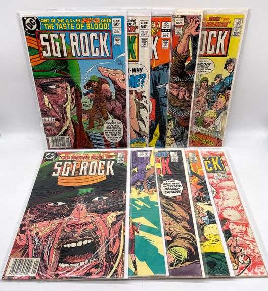 SGT. Rock - Comics - 1980s - Auction Ohio