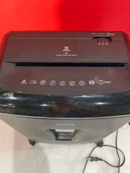 Ativa Paper Shredder - Auction Ohio
