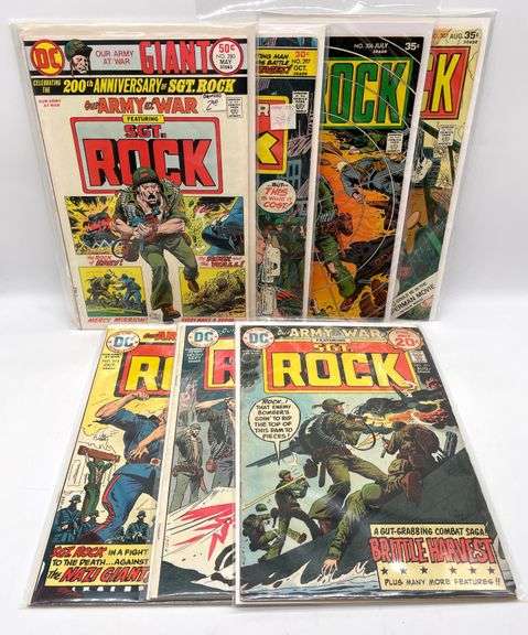 SGT. Rock - Comics - 1970s - Auction Ohio