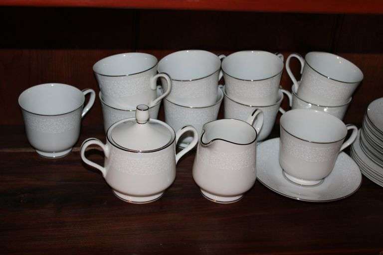Mid Century Empress China Set - Auction Ohio