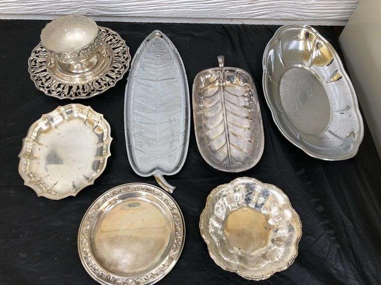 Assorted Vintage Silver Serving Dishes - Auction Ohio
