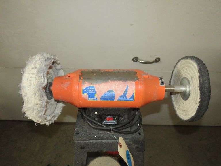 Buffing wheel with stand plus other attachments - Auction Ohio