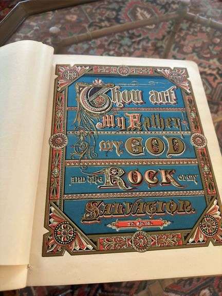 Antq bible-1887 - Auction Ohio