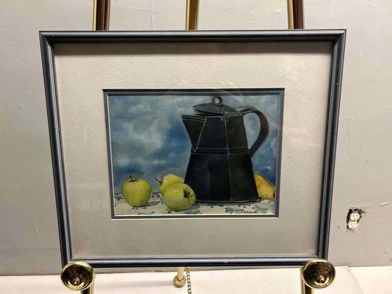 Ed Kitchen Original Watercolor Still Life - Auction Ohio