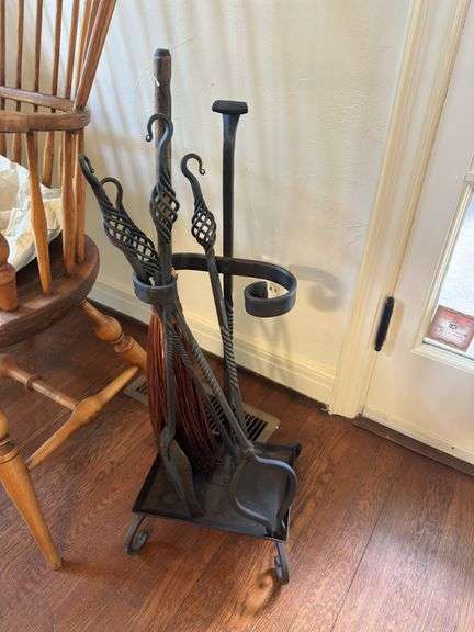 Custom fireplace tools - Auction Ohio