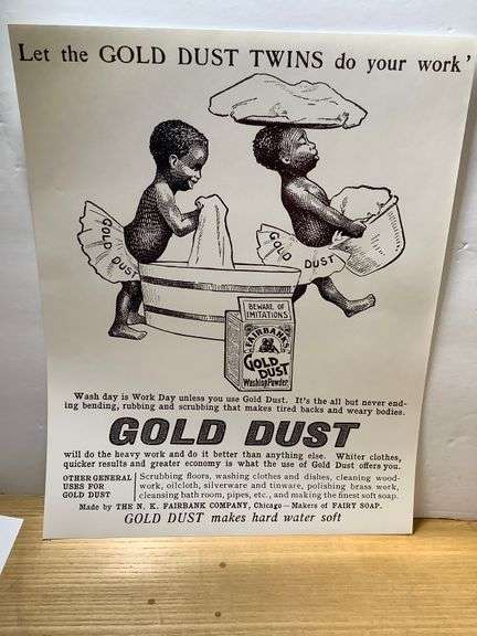 Gold Dust Washing Powder Twins Poster - Auction Ohio