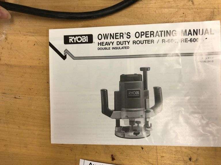 Ryobi Router - Auction Ohio