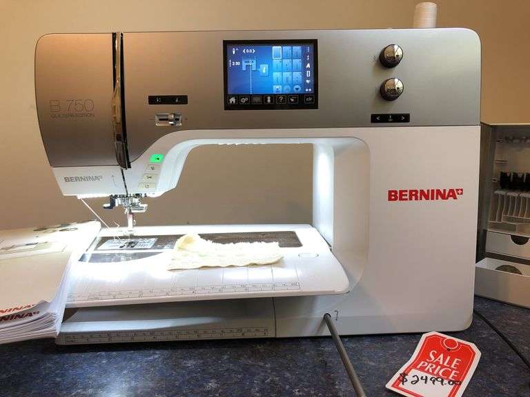 Bernina 750 QE Sewing Machine - Auction Ohio