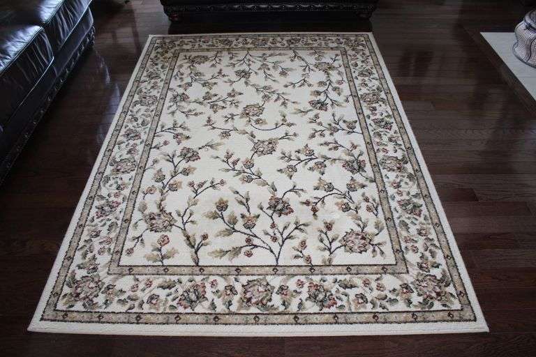 Ivory & Tan Area Rug - Auction Ohio