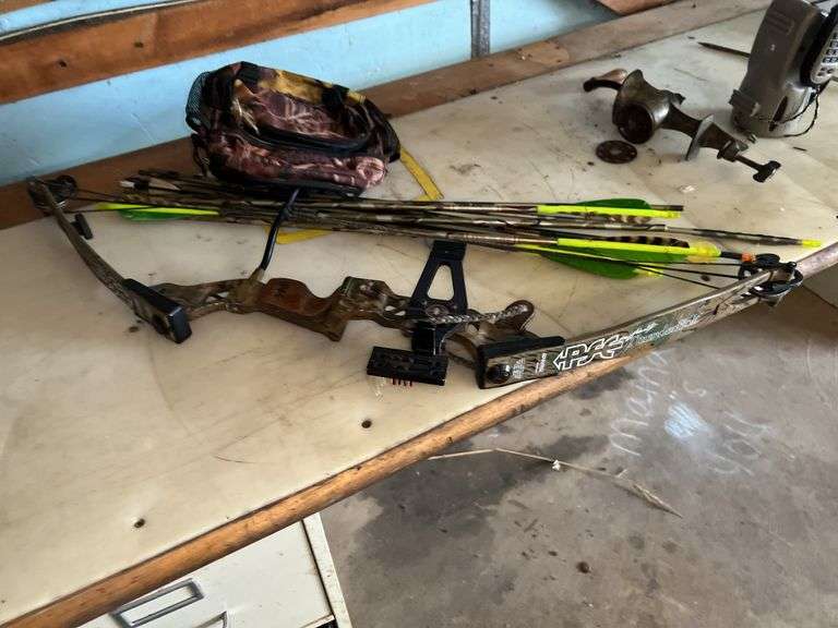 PSE Archery Infinity Thunderbolt Compound Camouflage Bow - Auction Ohio