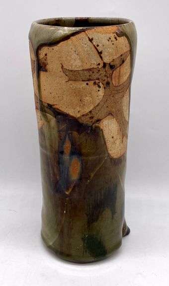 Artist Signed Pottery Vase - Auction Ohio