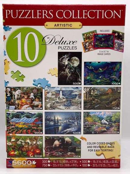 Puzzlers Collection - 10 Puzzles - Auction Ohio