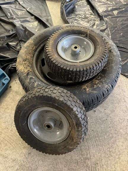 Three (3) tires and rims - Auction Ohio
