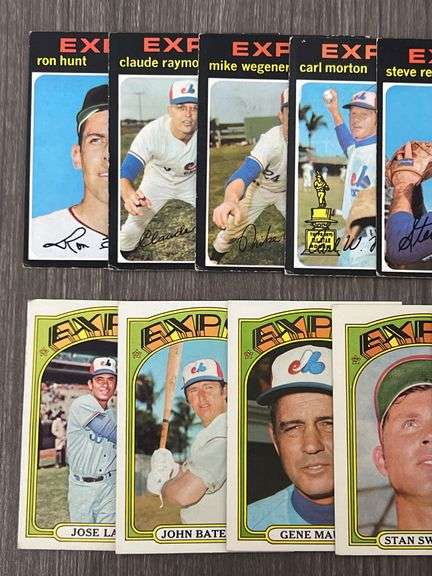 Assorted Vintage Montreal Expos Baseball Cards - Auction Ohio