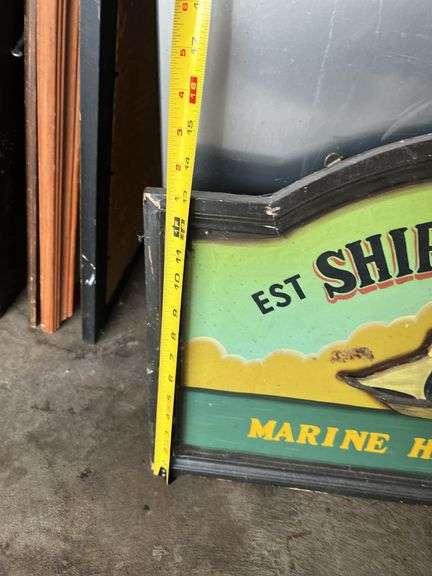 Ship Stores Marine Hardware Sign - Auction Ohio