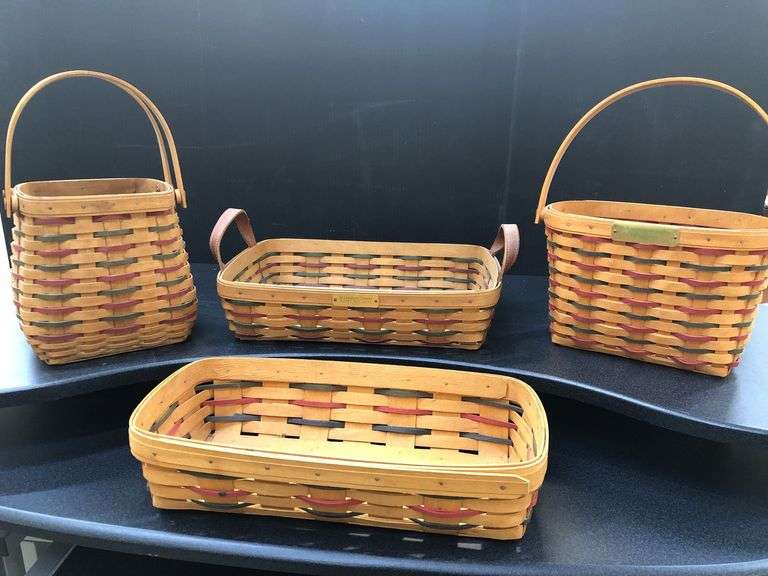 Assortment Of Longaberger Baskets - Auction Ohio
